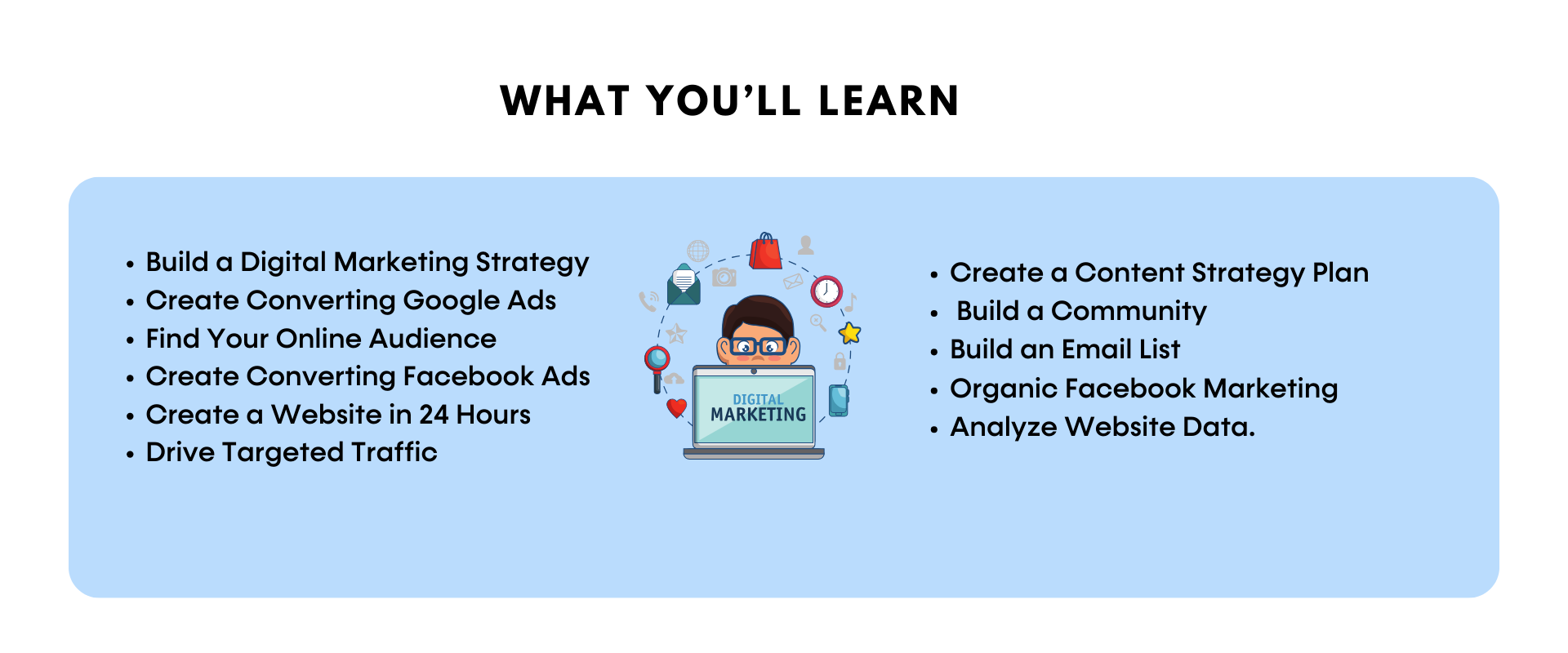 The Complete Digital Marketing Course: 30-Day Live Program